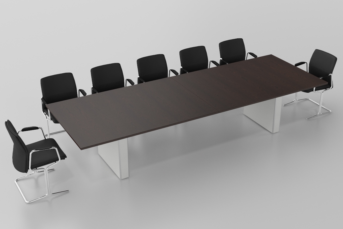 Ambus Rectangular Meeting Table on Box Bases - Sven Christiansen Furniture