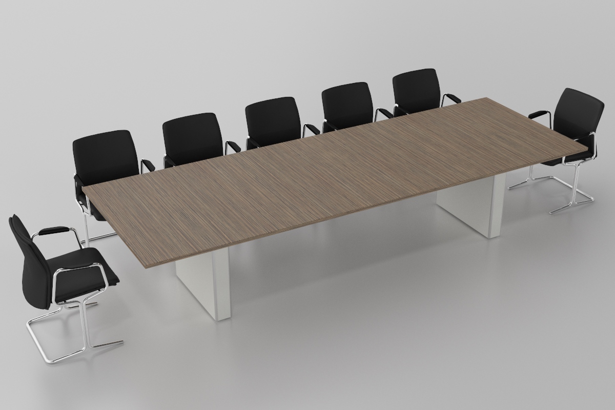 Ambus Rectangular Meeting Table on Box Bases - Sven Christiansen Furniture