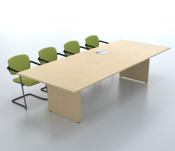 Rectangular Meeting Office Table on Panel Base - Sven Christiansen ...