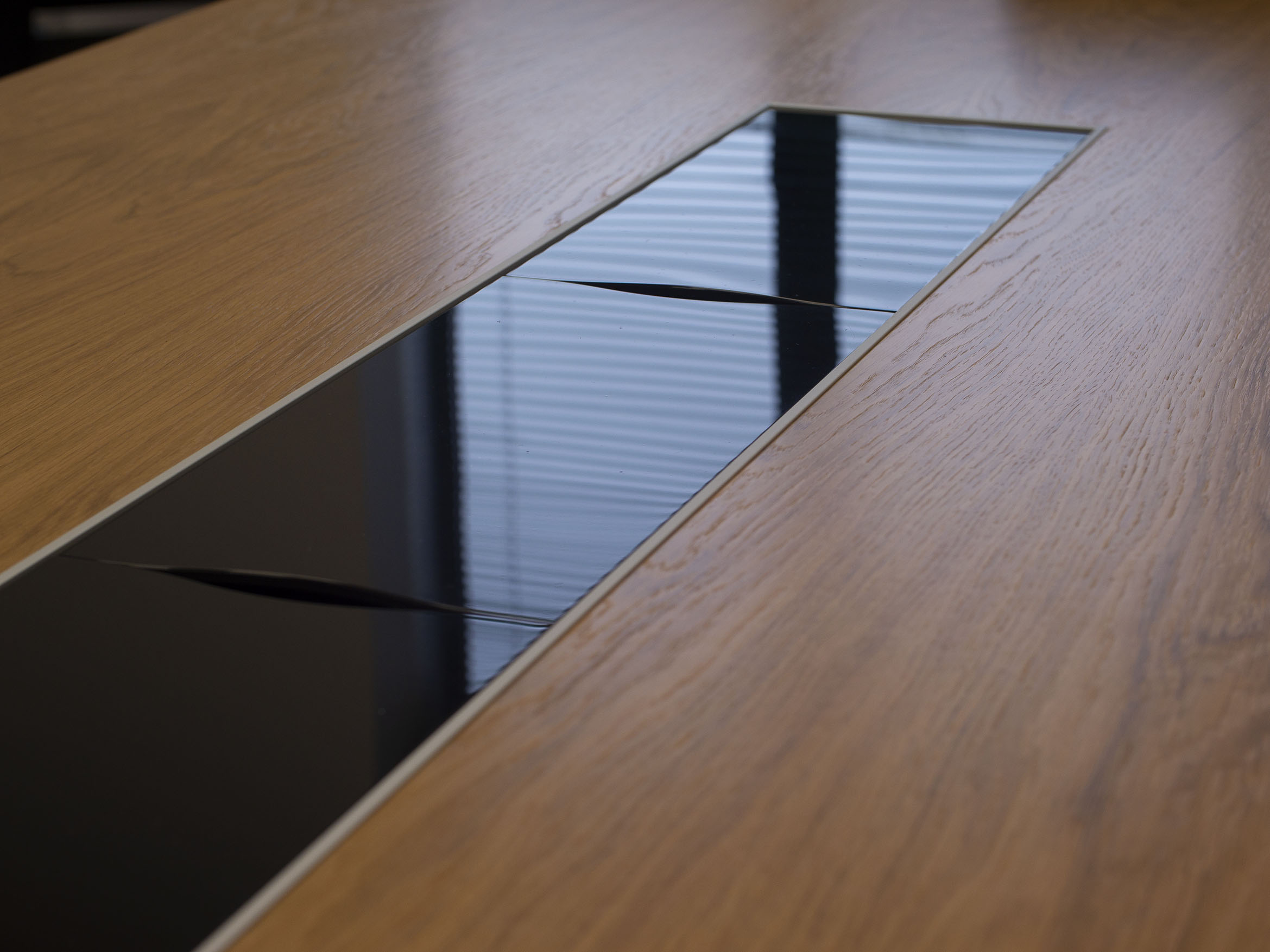 Ambus Rectangular Meeting Table on Box Bases - Sven Christiansen Furniture