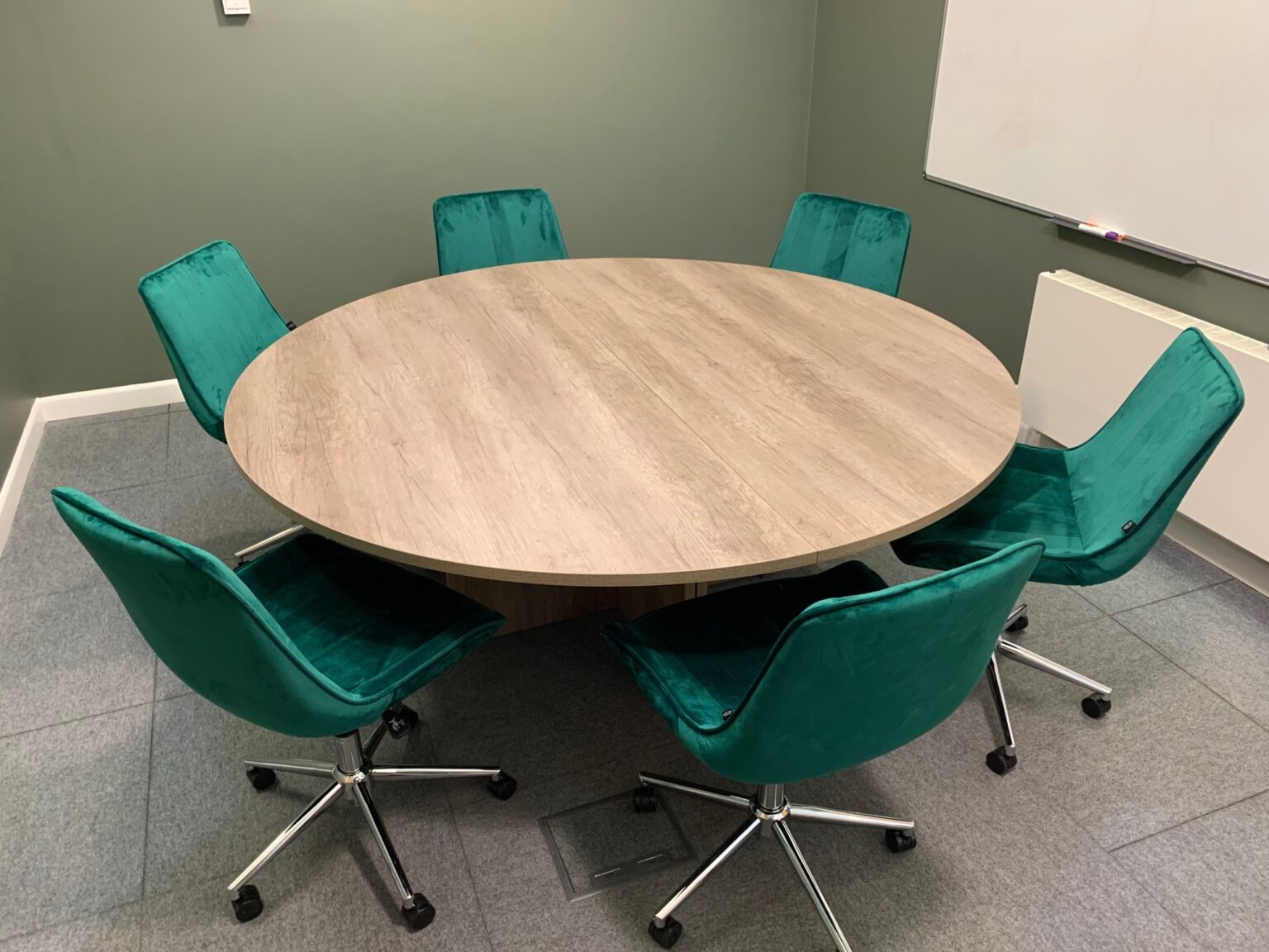 Ambus Round Meeting Office Table - Sven Christiansen Furniture