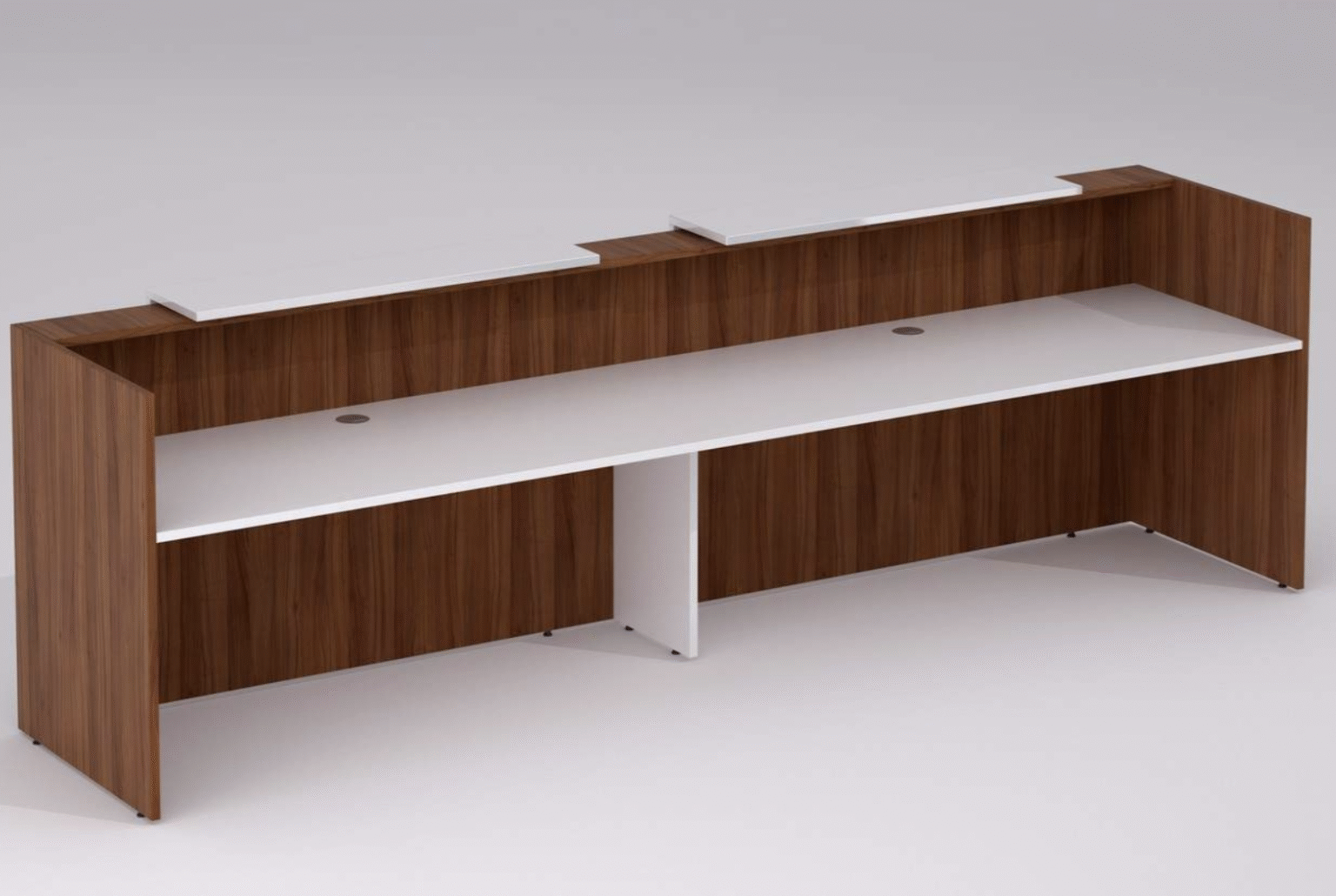 Two Person Double Front Reception Desk - Sven Christiansen Furniture