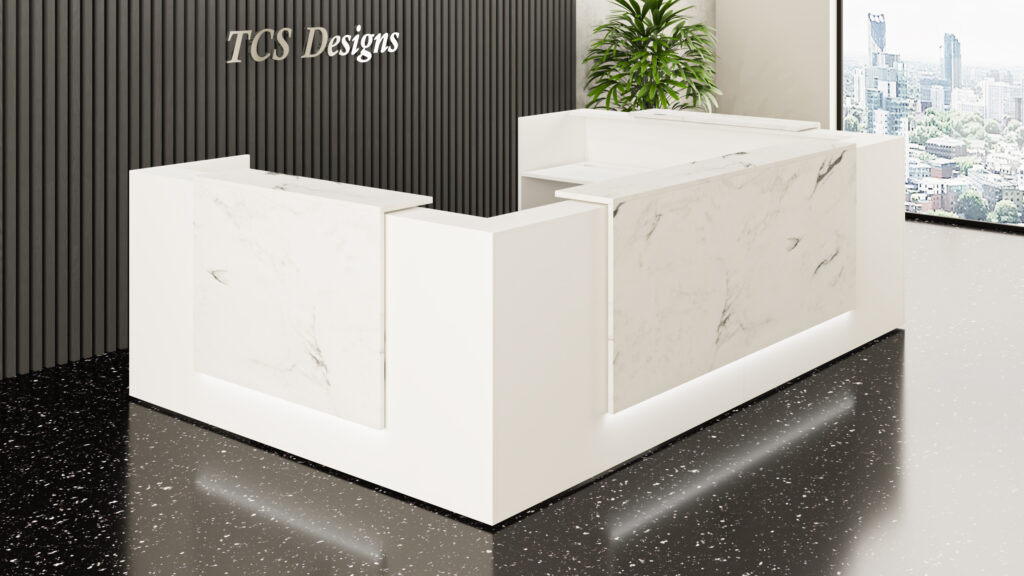 Zion Cube Reception Desk Counter - Sven Christiansen Furniture
