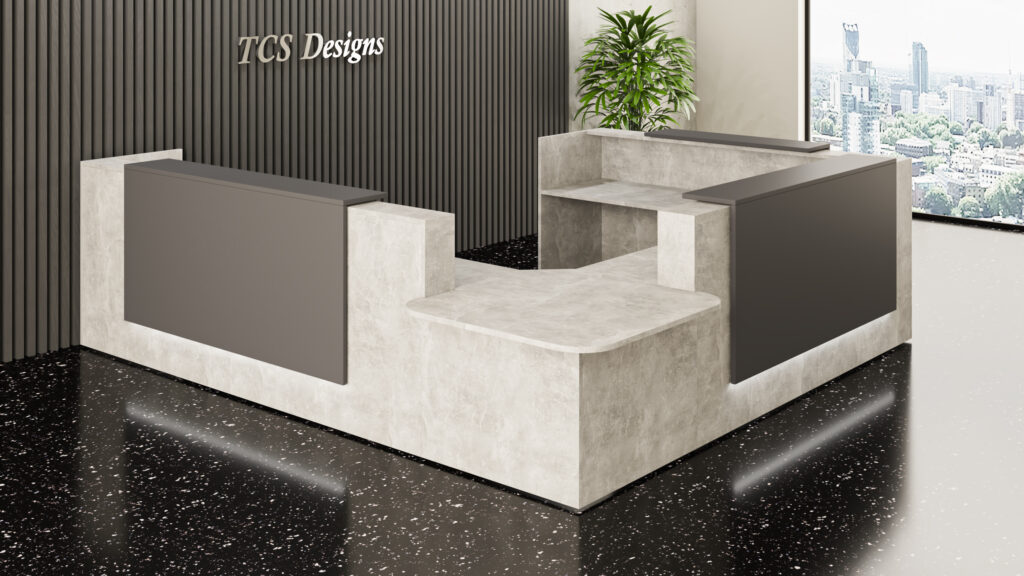 Zion Cube Reception Desk Counter - Sven Christiansen Furniture