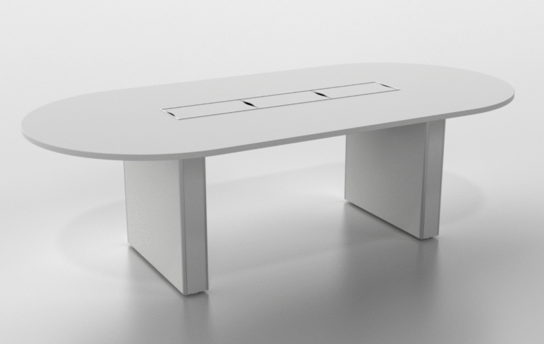 D – Ended Meeting Office Table on box bases - Sven Christiansen Furniture
