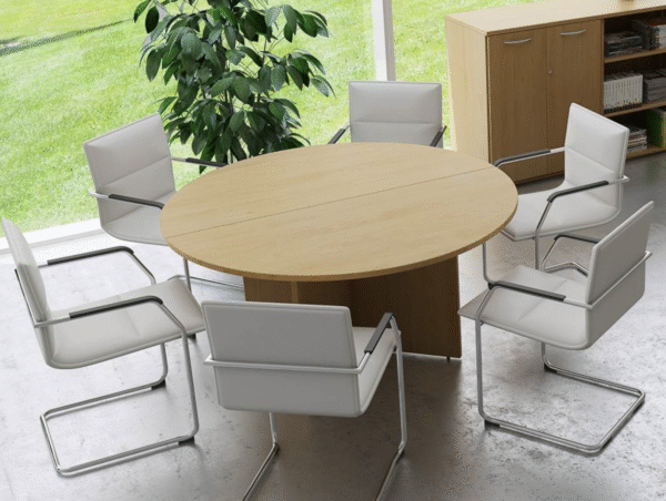 Sven Large Round Meeting Office Table - Sven Christiansen Furniture