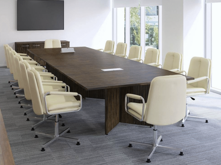 Sven Meeting Office Table on Arrowhead Base - Sven Christiansen Furniture